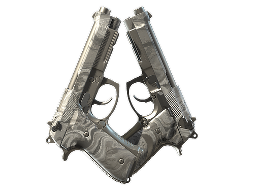 Dual Berettas | Silver Pour - CSGO Database
