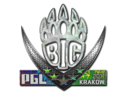 Sticker | BIG (Holo) | Krakow 2017 - CSGO Database