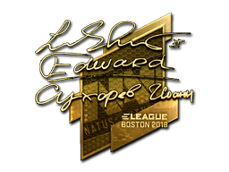 Sticker | Edward (Gold) | Boston 2018 - CSGO Database