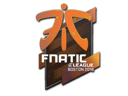Sticker | Fnatic (Holo) | Boston 2018 - CSGO Database