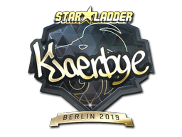Sticker | Kjaerbye (Gold) | Berlin 2019 - CSGO Database