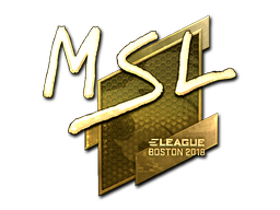 Sticker | MSL (Gold) | Boston 2018 - CSGO Database