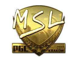 Sticker | MSL (Gold) | Krakow 2017 - CSGO Database