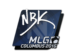 Sticker | NBK- | MLG Columbus 2016 - CSGO Database