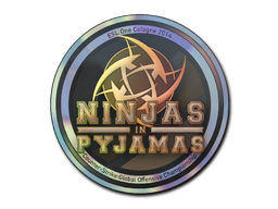 Sticker | Ninjas in Pyjamas (Holo) | Cologne 2014 - CSGO Database