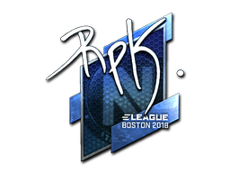 Sticker | RpK (Foil) | Boston 2018 - CSGO Database