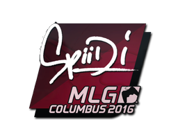 Sticker | Spiidi | MLG Columbus 2016 - CSGO Database