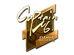 Sticker | captainMo (Gold) | Boston 2018 - CSGO Database
