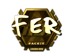 Sticker | fer (Gold) | London 2018 - CSGO Database