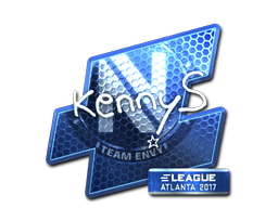 Sticker | kennyS (Foil) | Atlanta 2017 - CSGO Database