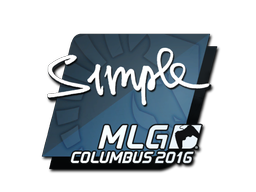 Sticker | s1mple | MLG Columbus 2016 - CSGO Database