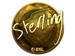 Sticker | sterling (Gold) | Katowice 2019 - CSGO Database